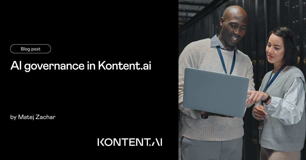 AI governance in Kontent.ai | Kontent.ai